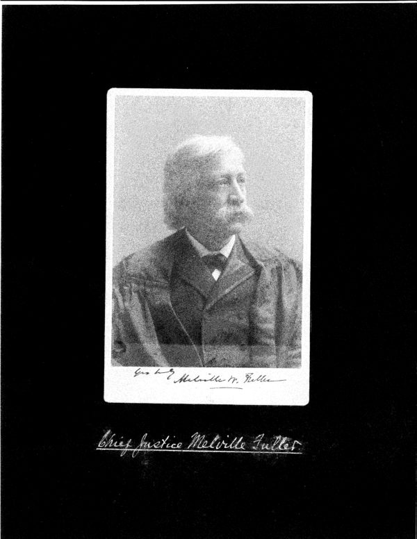 Autographed Photo – Chief Justice Melville Fuller – New Ulm Art Collection