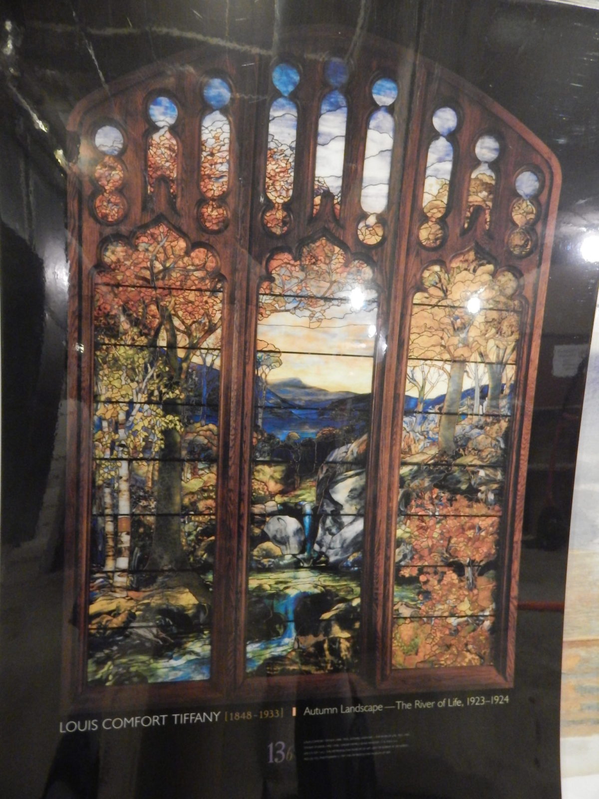“Autumn Landscape – The River of Life, 1923” by Tiffany – New Ulm Art ...