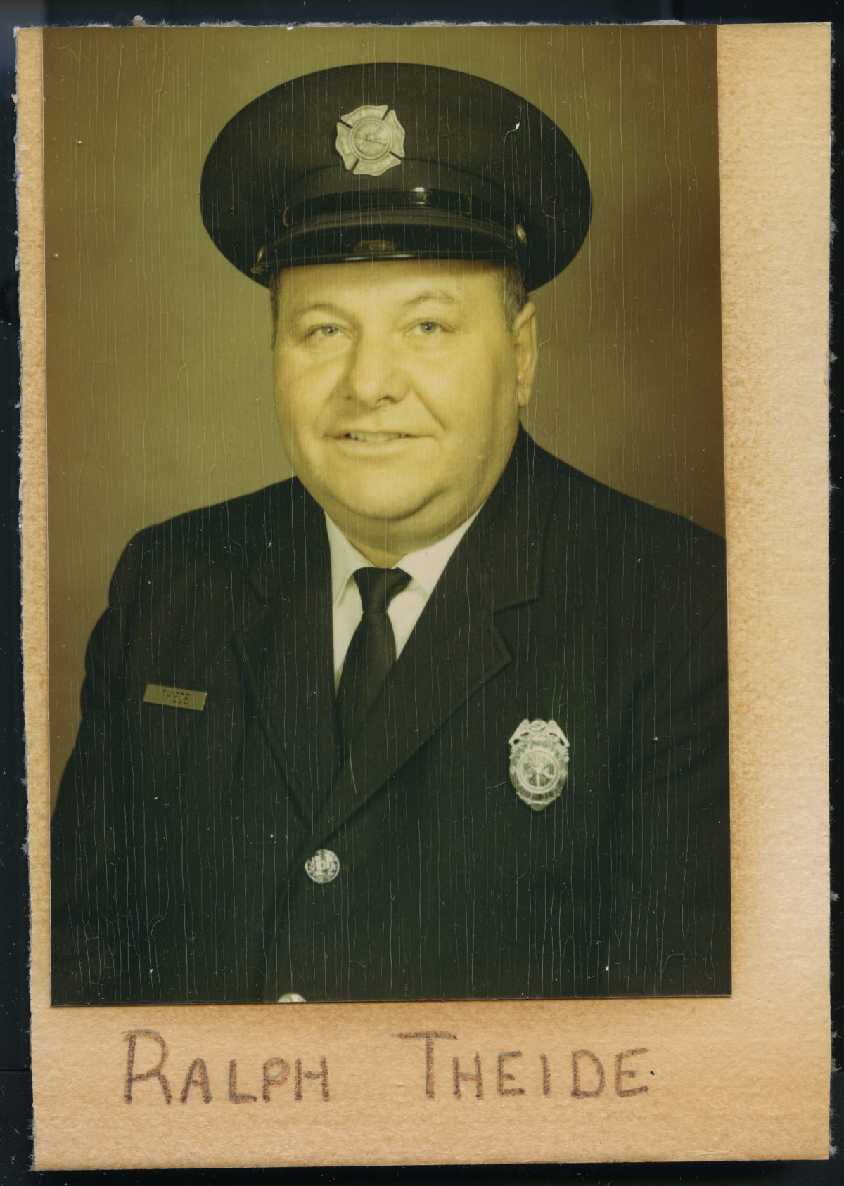 Photo – Firefighter Ralph Theide – New Ulm Art Collection