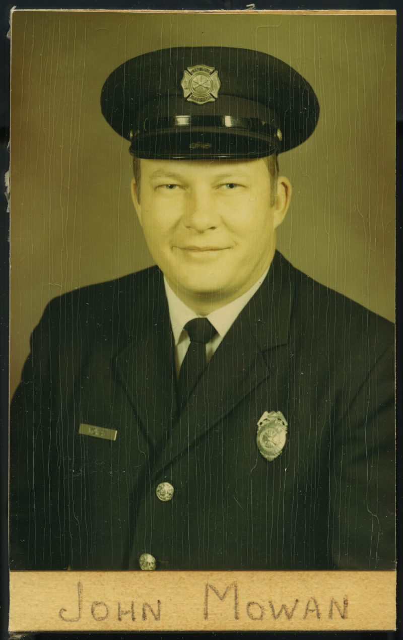 Photo – Firefighter John Mowan – New Ulm Art Collection