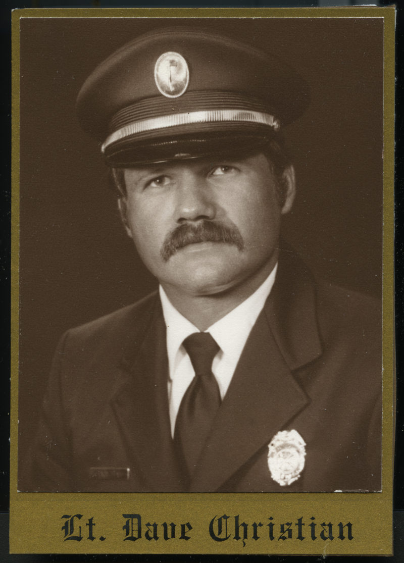 Photo – Firefighter Dave Christian – New Ulm Art Collection